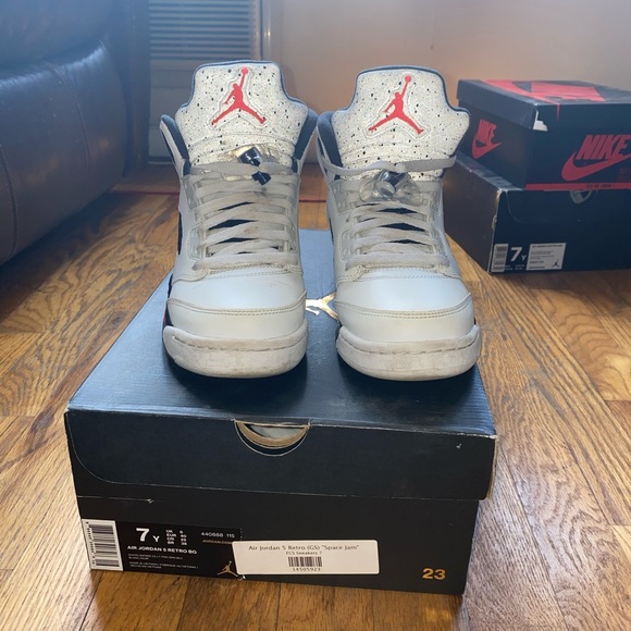 Jordan | Shoes | Air Jordan Space Jam 5s Gs | Poshmark